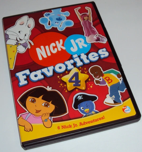 NICK JR. FAVORITES Vol. 4 Four Nickelodeon (DVD) Blue's Clues, Lazytown ...