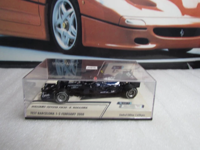 MINICHAMPS /F1 - 2008 Williams Toyota Fw30 Test- K. Nakajima - 1/43 ...