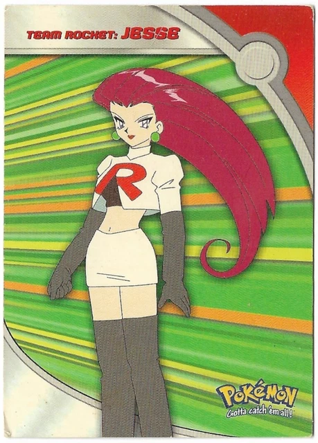 POKÉMON: TOPPS 2000 Pokemon TV Animation Edition, Jesse Card No. HV2 ...
