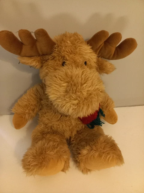MOOSE STAG CHRISTMAS Soft Cuddly Toy £1.95 - PicClick UK