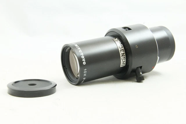 EXCELLENT MITUTOYO 10X P-HEXANON YS DENSHI Projector Lens from Japan ...