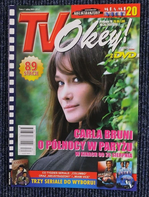 CARLA BRUNI 2011 Poland magazine TV OKEY! Rachel McAdams, Olivia Wilde EUR 11,60 - PicClick DE