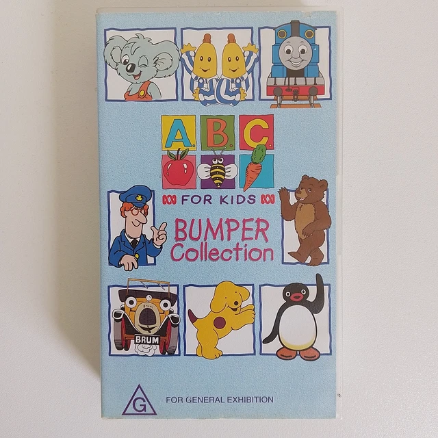 RARE VHS VIDEO Tape - ABC For Kids Bumper Collection 1999 Cartoon ...