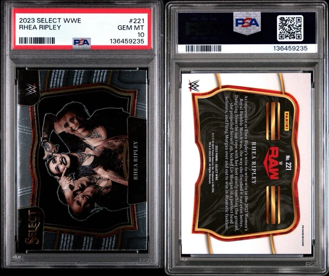 2023 PANINI SELECT WWE Rhea Ripley 221 PSA 10 $347.83 - PicClick CA