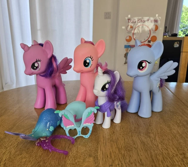 HASBRO MY LITTLE Pony Bundle Figures Pinkie Pie Rainbow Dash Twilight ...