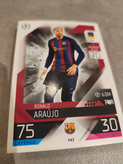 MATCH ATTAX 2022 2023 22 23 Ronald Araujo Barcelona Number 143 £1.65 ...