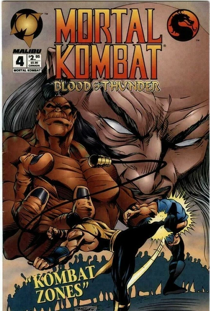 MORTAL KOMBAT BLOOD & Thunder #4 Malibu Comics October Oct 1994 (VFNM ...