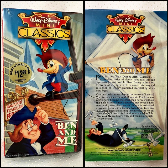 WALT DISNEY MINI Classics: Ben and Me (VHS, 1991) £8.60 - PicClick UK