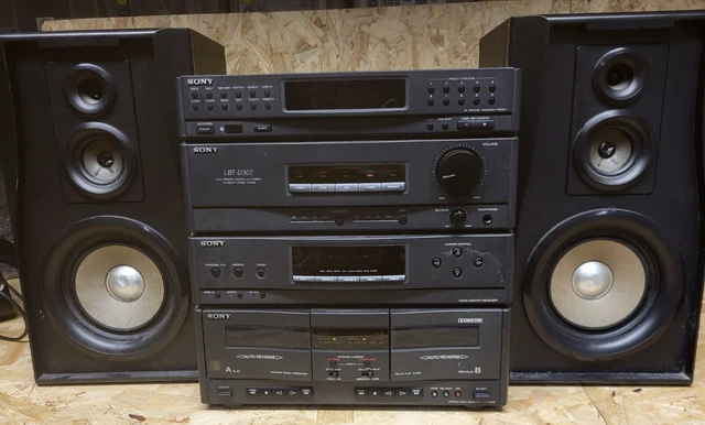SONY LBT-D307 COMPACT Hi-Fi Stereo System CD Player With Speakers ...