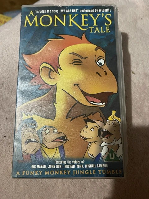 A MONKEYS TALE Vhs Video Kids Animated Film Cartoon 2001 Monkey Funny ...