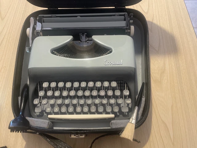 ANCIENNE MACHINE À écrire portable Consul EUR 90,00 - PicClick FR