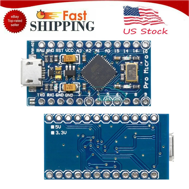 MICRO USB ATMEGA32U4 Leonardo 5V 16MHz Board Module For Arduino Replace ...