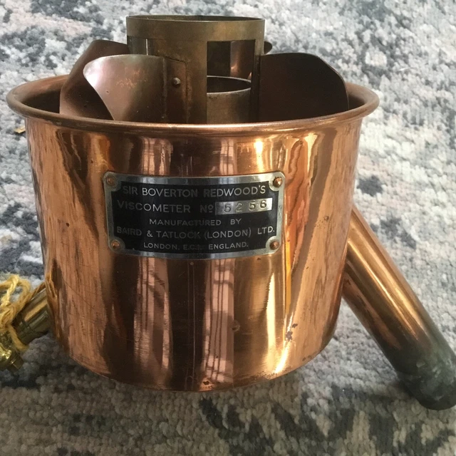 ANTIQUE .SIR BOVERTON Redwoods Viscometer,No5256,Baird & Tatlock £120. ...