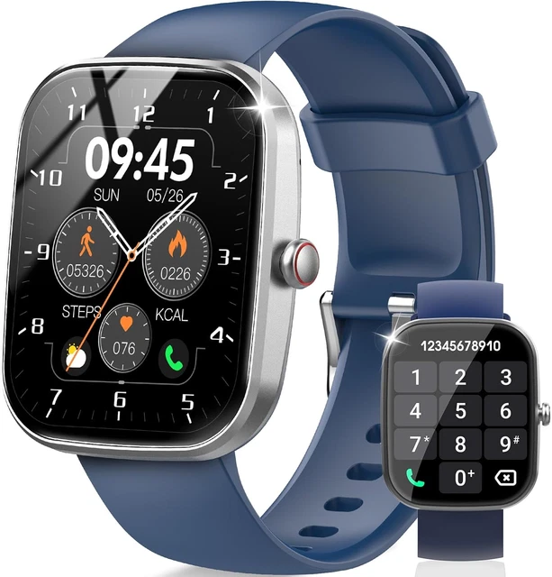 SMARTWATCH CON EFFETTUA/RISPOSTA Chiamate, 1.91'' Orologio Smartwatch ...