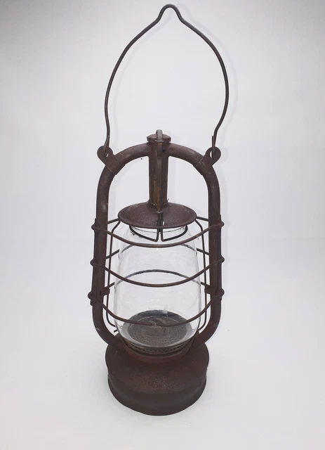 ALTE PETROLEUMLAMPE BAT 2850 Sturmlaterne Sturmlampe DR Patent Made in ...