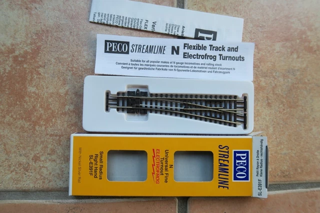 PECO STEAMLINE CODE 55 N Spur, Nr. SL-E 391F, in OVP, unbespielt. EUR 20,00 - PicClick DE