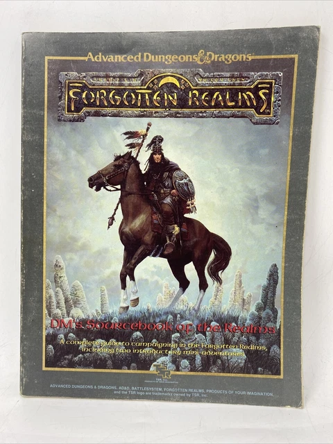 ADVANCED DUNGEONS & Dragons Forgotten Realms: DM's Sourcebook of the ...