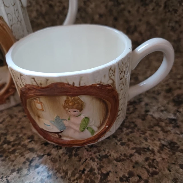 VINTAGE 1970'S SEARS Roebuck Co Pioneer Woman tea pot and mug £13.37 ...