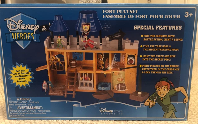 DISNEY STORE PETER Pan Captain Hook Disney Heroes Action Figure Toy £38 ...