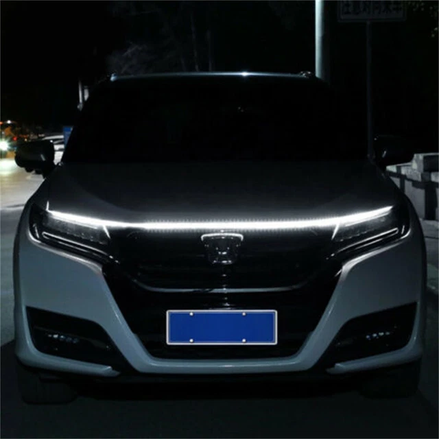 LUCE COFANO DRL LED DRL auto bianco freddo brillante 71 pollici ...
