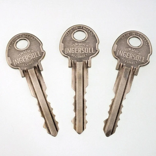 VINTAGE KEY X 3 - INGERSOLL Security Keys x Three - ref.k337 $25.31 ...