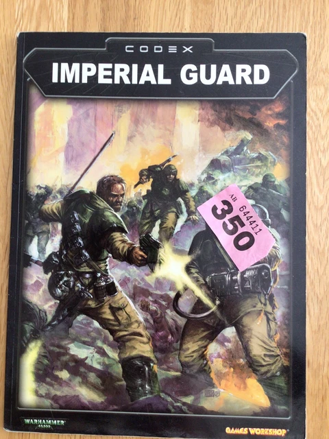 IMPERIAL GUARD CODEX Warhammer 40k Army Book Games Workshop 2003 £10.00 ...