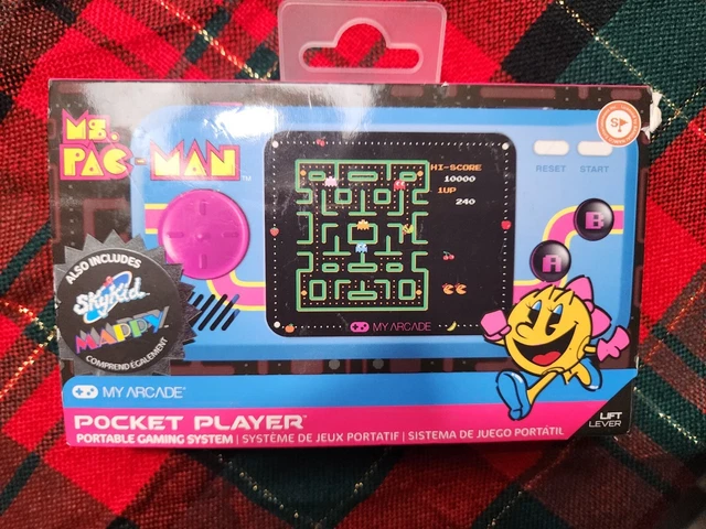 MY ARCADE MS. Pac-Man Pocket Player Collectible Handheld Game Console w ...