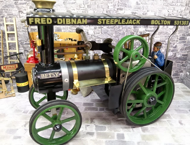 FRED DIBNAH TRIBUTE Mamod steam traction engine TE1A £450.00 - PicClick UK