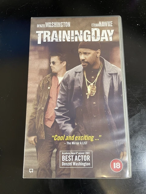 TRAINING DAY VHS Video Tape - Tested - Denzel Washington Ethan Hawke £5 ...