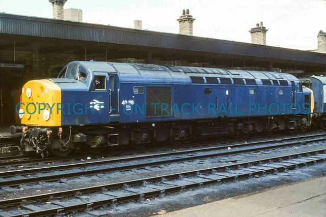 UK RAILWAY PHOTOGRAPH Of Class 40 Locomotive 40118. Rm40-95 £1.70 ...