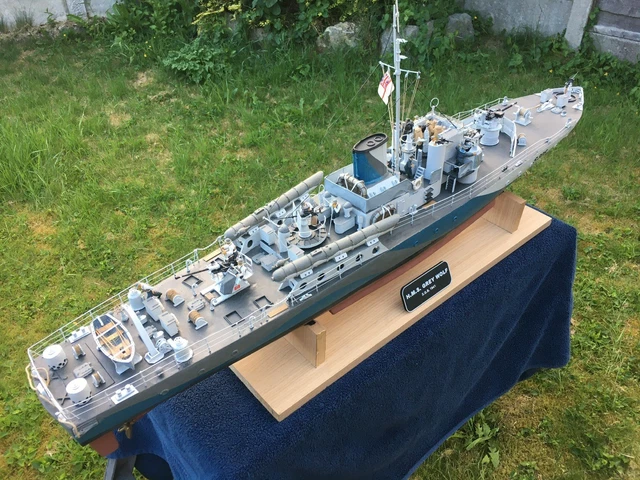HMS GREY WOLF Wwii Sgb Radio Controlled Scale Model Torpedo Gun Boat ...