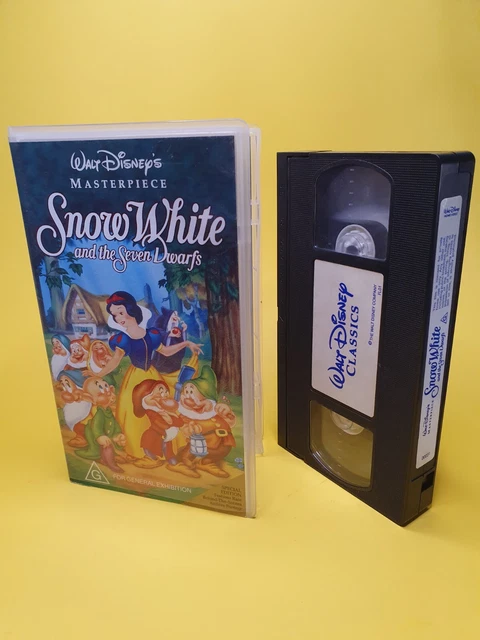 VINTAGE VHS WALT Disney Masterpiece SNOW WHITE & THE SEVEN DWARVES! $4. ...