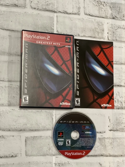 SPIDER-MAN SONY PLAYSTATION 2 PS2 Complete CIB Tested Action Adventure ...
