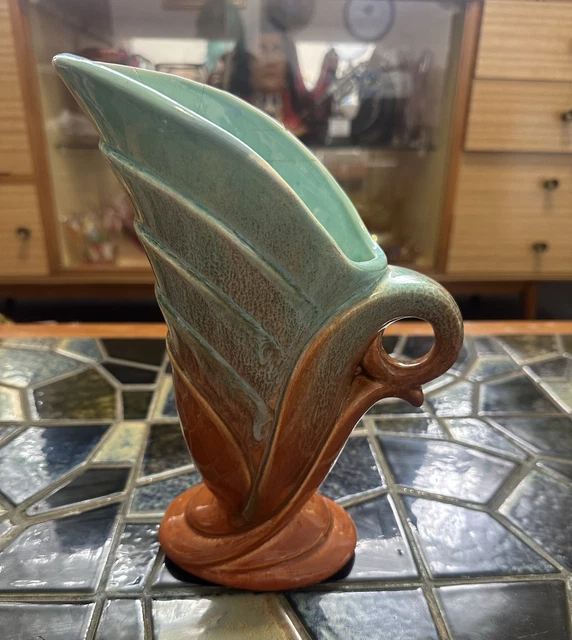 AUSTRALIAN DIANA WARE Pottery Art Deco Ceramic She’ll Vase Diana ...
