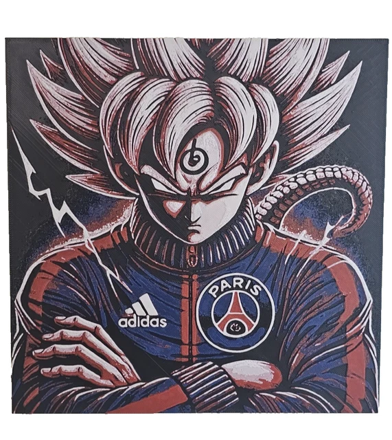 PSG PARIS SAINT Germain FC Anime et du Football Dragon Ball Z EUR 12,00 ...
