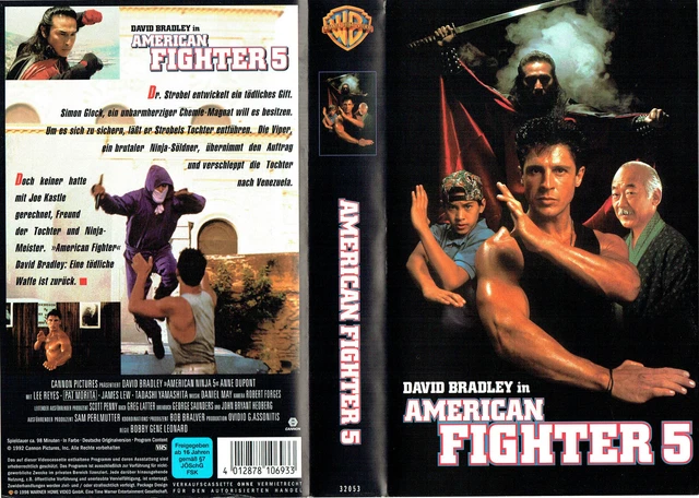 (VHS) AMERICAN FIGHTER 5 - David Bradley, Lee Reyes, Anne Dupont, Pat ...