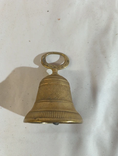 PETITE CLOCHE BRONZE Doré De Table EUR 20,00 - PicClick FR