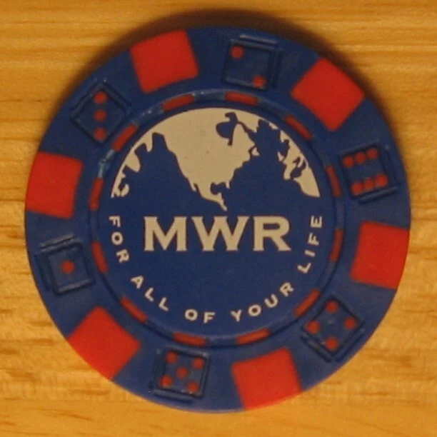 MWR 🎲 MORALE Welfare Recreation 🎲 Military 🎲 Poker Chip $1.37 - PicClick CA