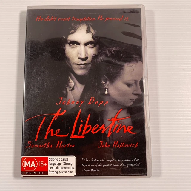 THE LIBERTINE (DVD, 2004) Johnny Depp, John Malkovich, Samantha Morton ...