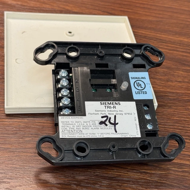 SIEMENS TRI-R RELAY module Addressable Module Cerberus Pyrotronics $29. ...