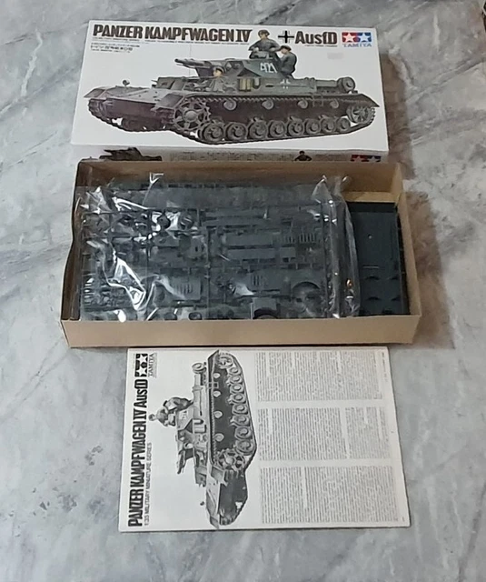 TAMIYA VINTAGE 1970S Panzer Kampfwagen IV Tank Model Scale 1:35 £29.72 ...