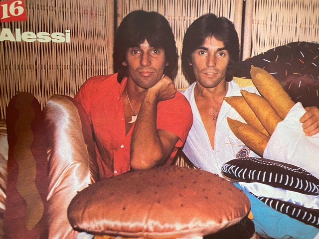 BILLY AND BOBBY Alessi, Brothers, Jimmy Baio, Double Full Page Vintage ...