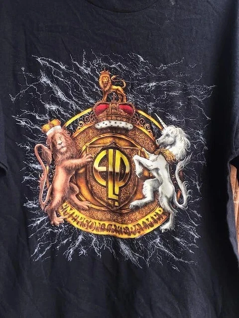 90S EMERSON LAKE PALMER progressive rock art rock T-shirt £11.01 ...