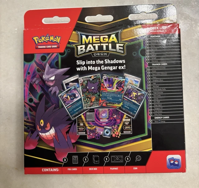 POKEMON TCG MEGA Battle Deck (Mega Gengar ex) Factory Sealed Brand New ...