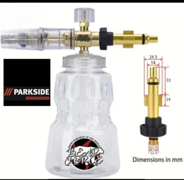 PARKSIDE BEARFORCE FOAM LANCE BLASTER pressure washer brand new £19.44 ...