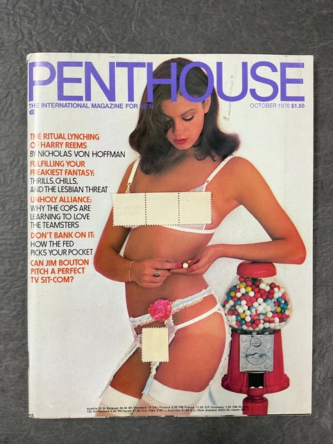 Penthouse Magazine October 1976 Susanne Saxon Centerfold Intact Solid