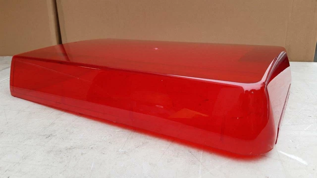 REPLACEMENT LENS PREMIER Hazard Lomax Midimax RED lightbar warning ...