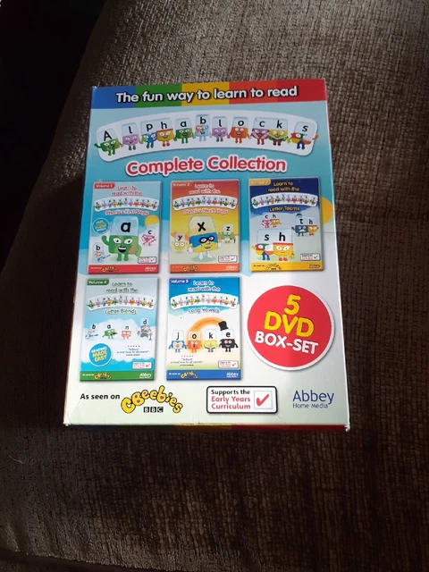 LEARN TO READ With The Alphablocks Complete Collection 5 DVD Set ...