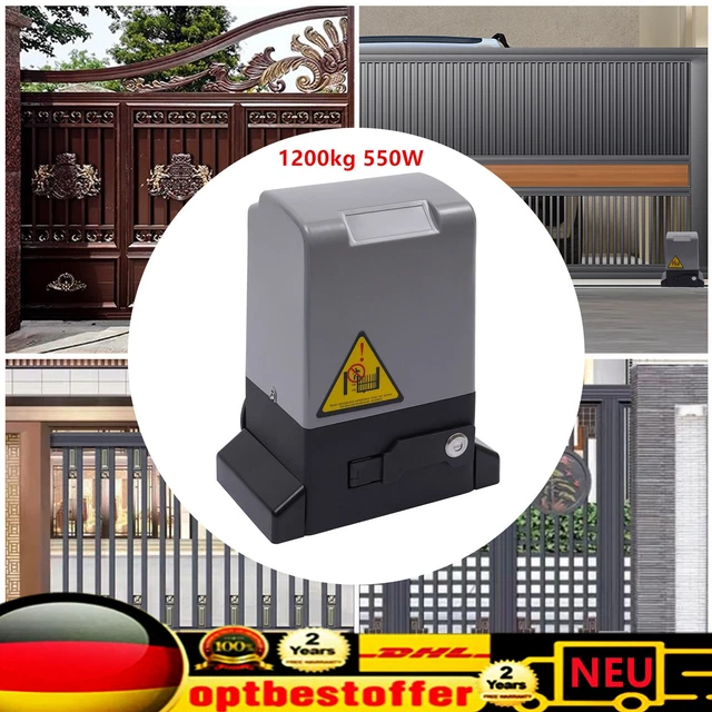 550W SCHIEBETORANTRIEB TORÖFFNER Torantrieb Schiebetor Tor Antrieb ...