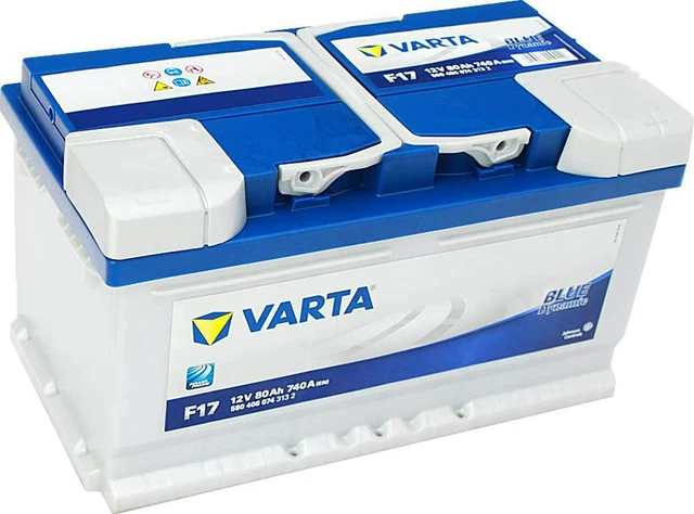 VARTA F17 BLUE Dynamic 80Ah Autobatterie 12V 740A Starter Batterie +Rechts EUR 125,90 - PicClick DE